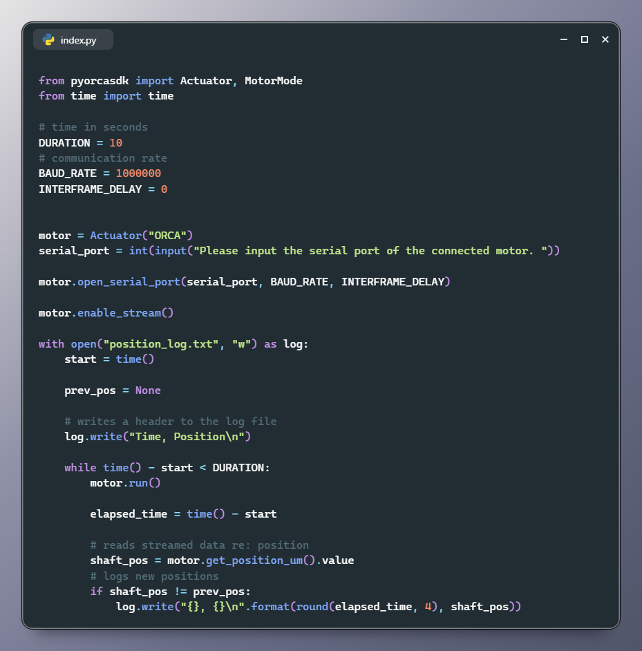 Integrated Data Acquisition & Logging in Smart Linear Motors for ...